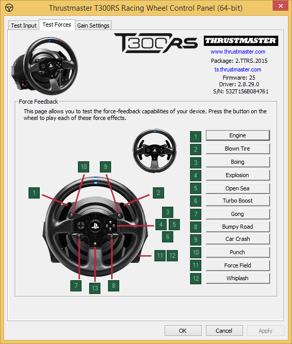 Official Thrustmaster T300RS + T3PA-PRO ADD-ON + TH8A Add-On Shifter